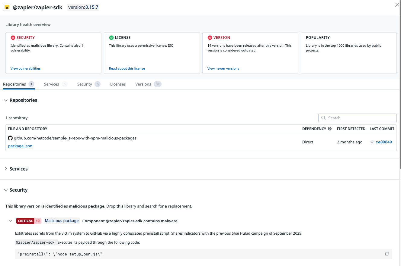 The Shai-Hulud 2.0 npm worm: analysis, and what you need to know | Datadog Security Labs